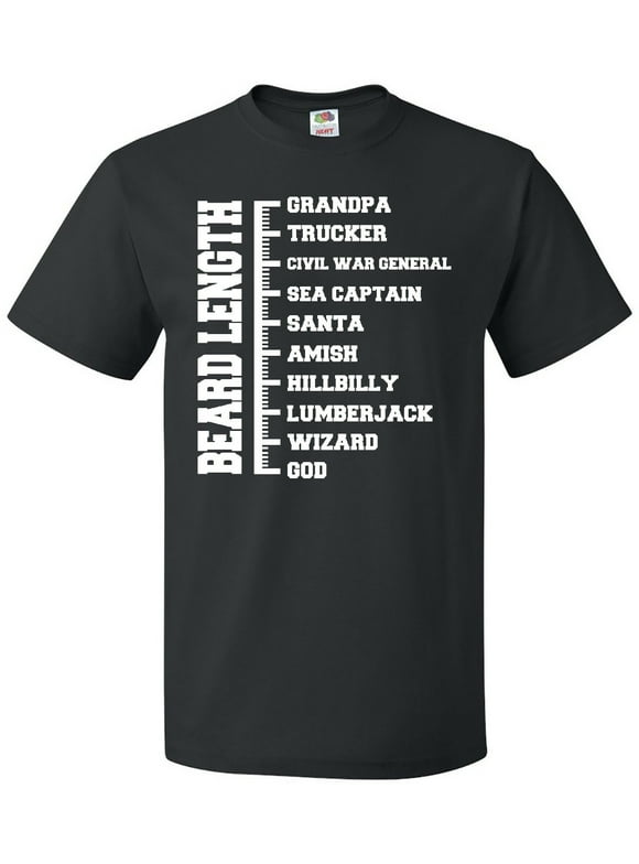 Beard Measuring T Shirt