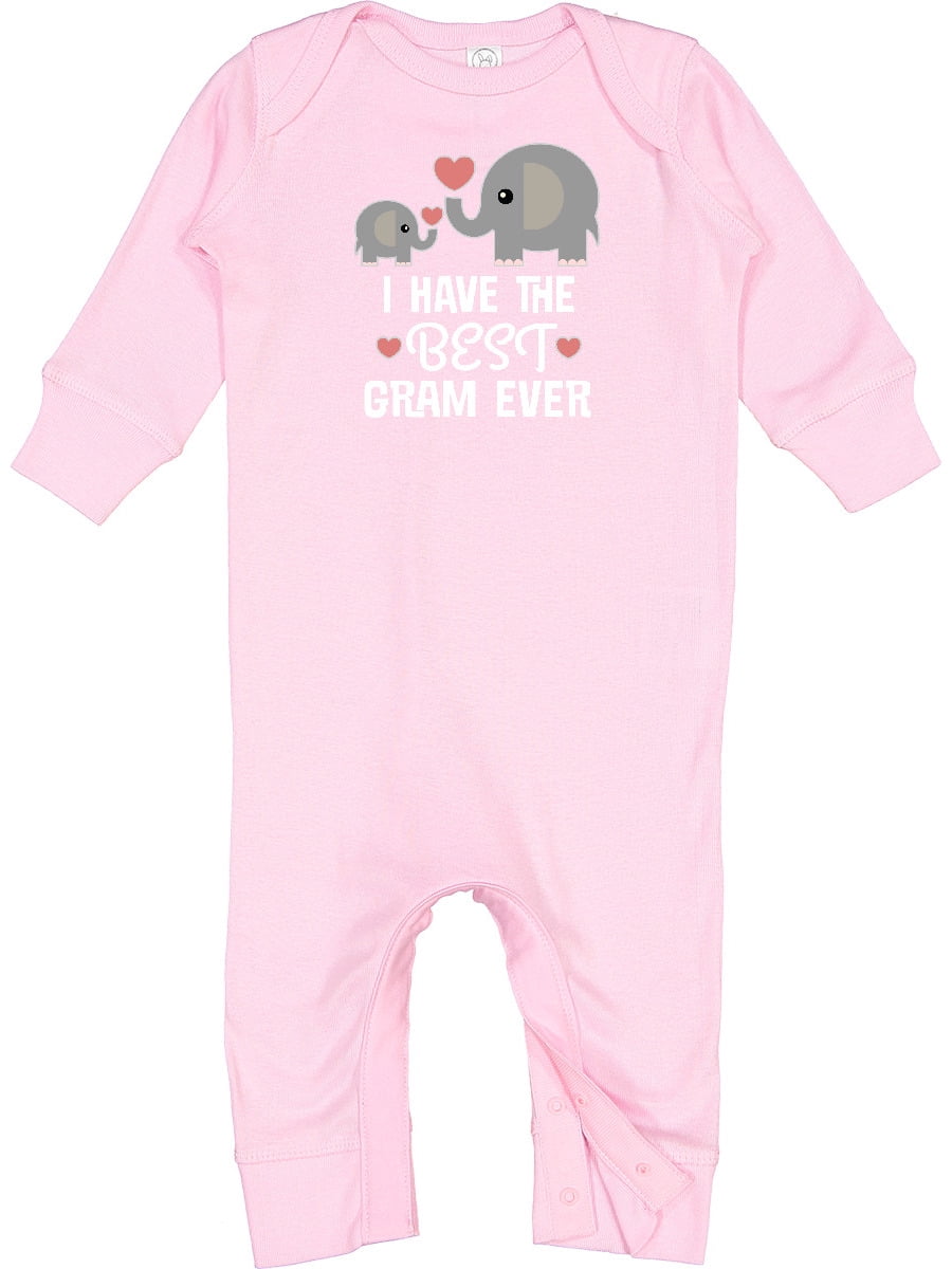 Inktastic Best Gram Ever Grandchild Baby Romper Coveralls - Walmart.com