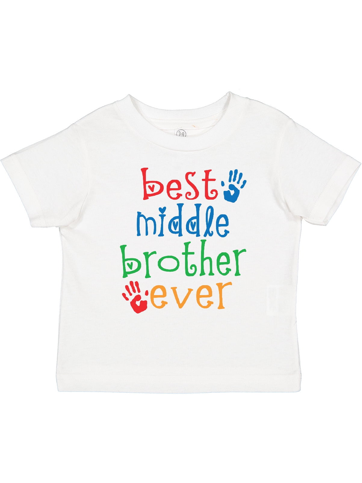 Inktastic Best Middle Brother Ever Little Boy Boys Toddler T-Shirt ...