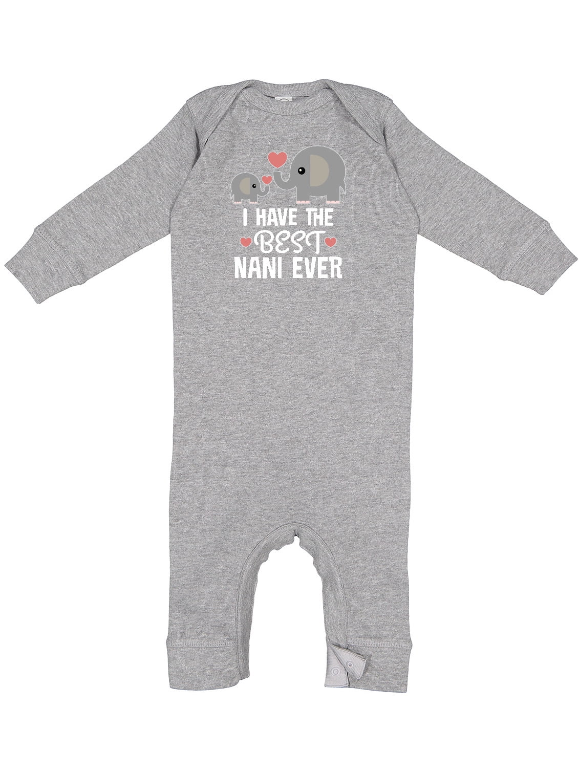 Inktastic Best Nani Ever Grandchild Baby Romper Coveralls - Walmart.com