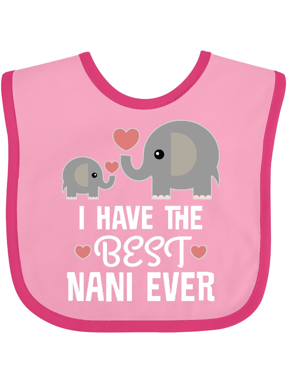 Inktastic Best Nani Ever Grandchild Boys or Girls Baby Bib - Walmart.com
