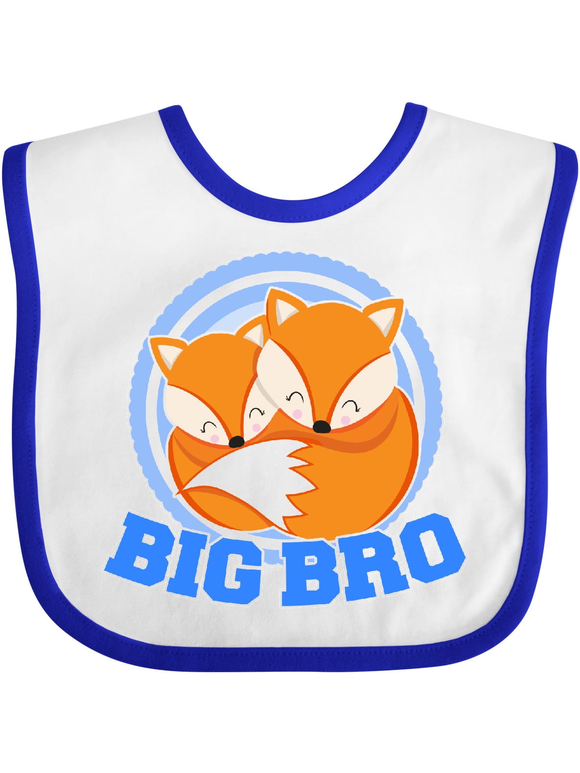 Inktastic Big Bro Fox Boys or Girls Baby Bib - Walmart.com