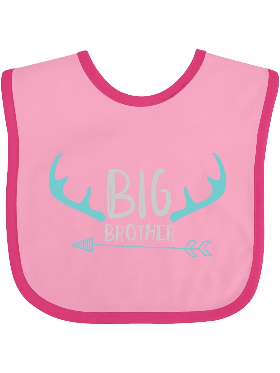 Inktastic Big Brother, Older Brother, Deer Antlers, Arrow Boys Baby Bib ...