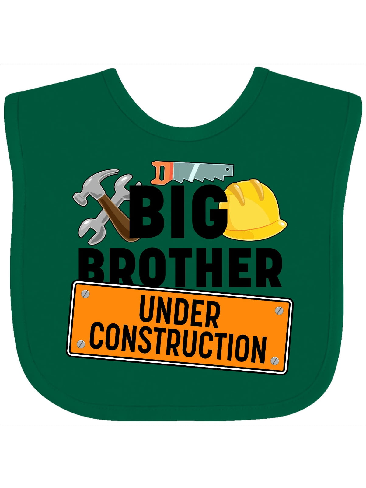 Inktastic Big Brother Under Construction Boys Baby Bib - Walmart.com