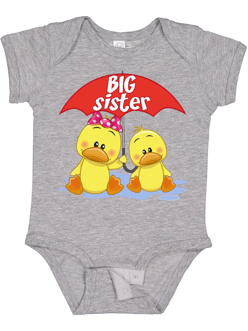 Inktastic Big Sister Duck Girls Baby Bodysuit - Walmart.com