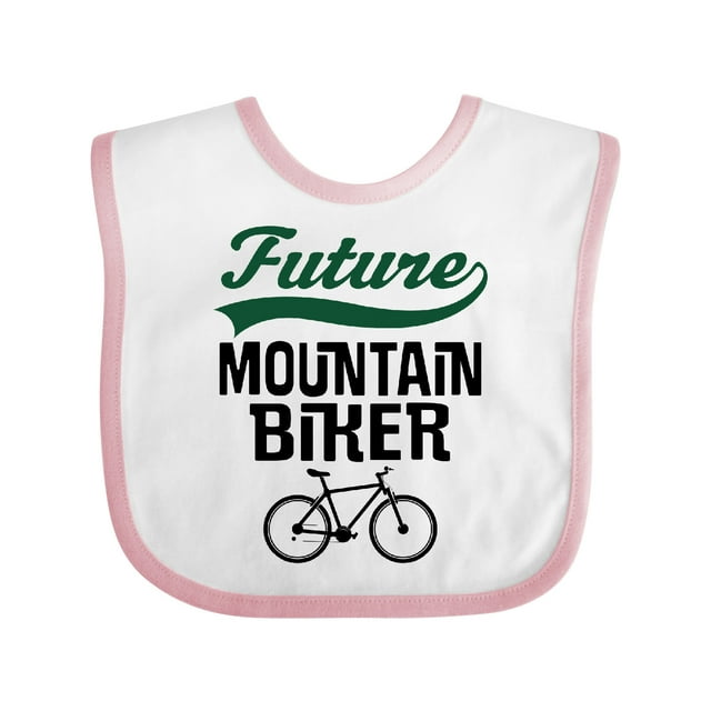 Inktastic Biking Future Mountain Biker Boys or Girls Baby Bib - Walmart.com