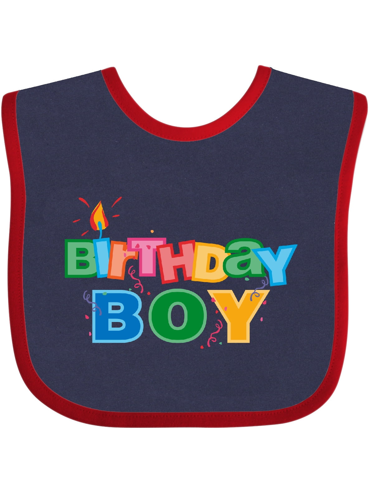 Inktastic Birthday Boy Letters Boys Baby Bib - Walmart.com
