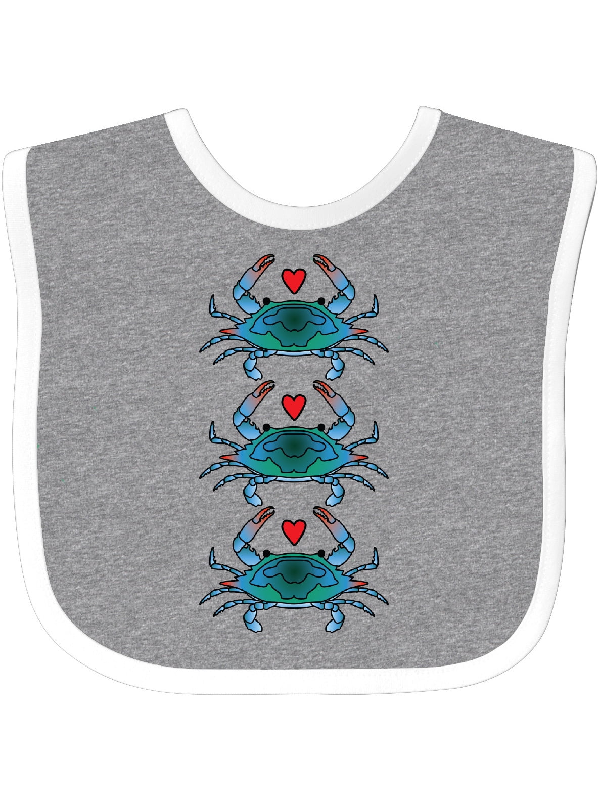 Inktastic Blue Crab Lover Boys or Girls Baby Bib - Walmart.com