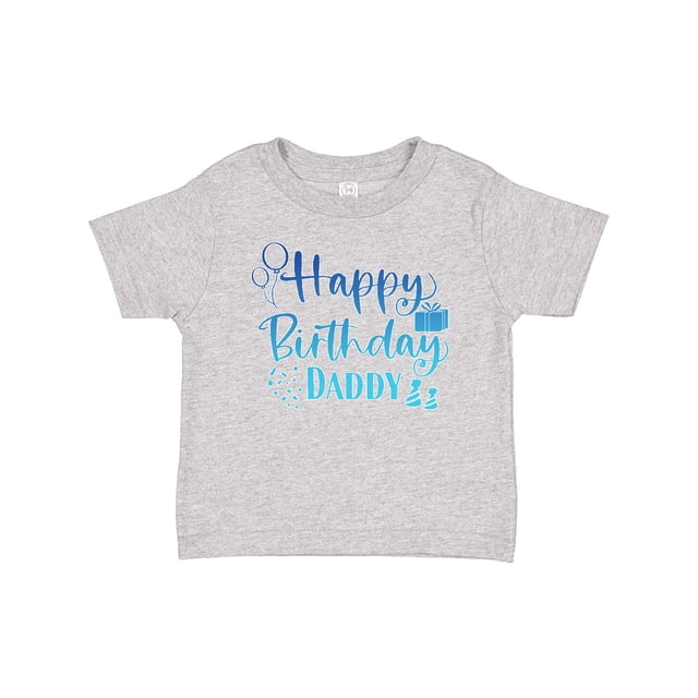 Inktastic Blue Happy Birthday Daddy Boys or Girls Baby T-Shirt ...