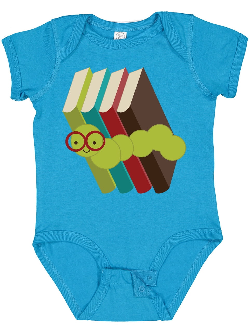 Inktastic Bookworm Books Reading Boys or Girls Baby Bodysuit - Walmart.com