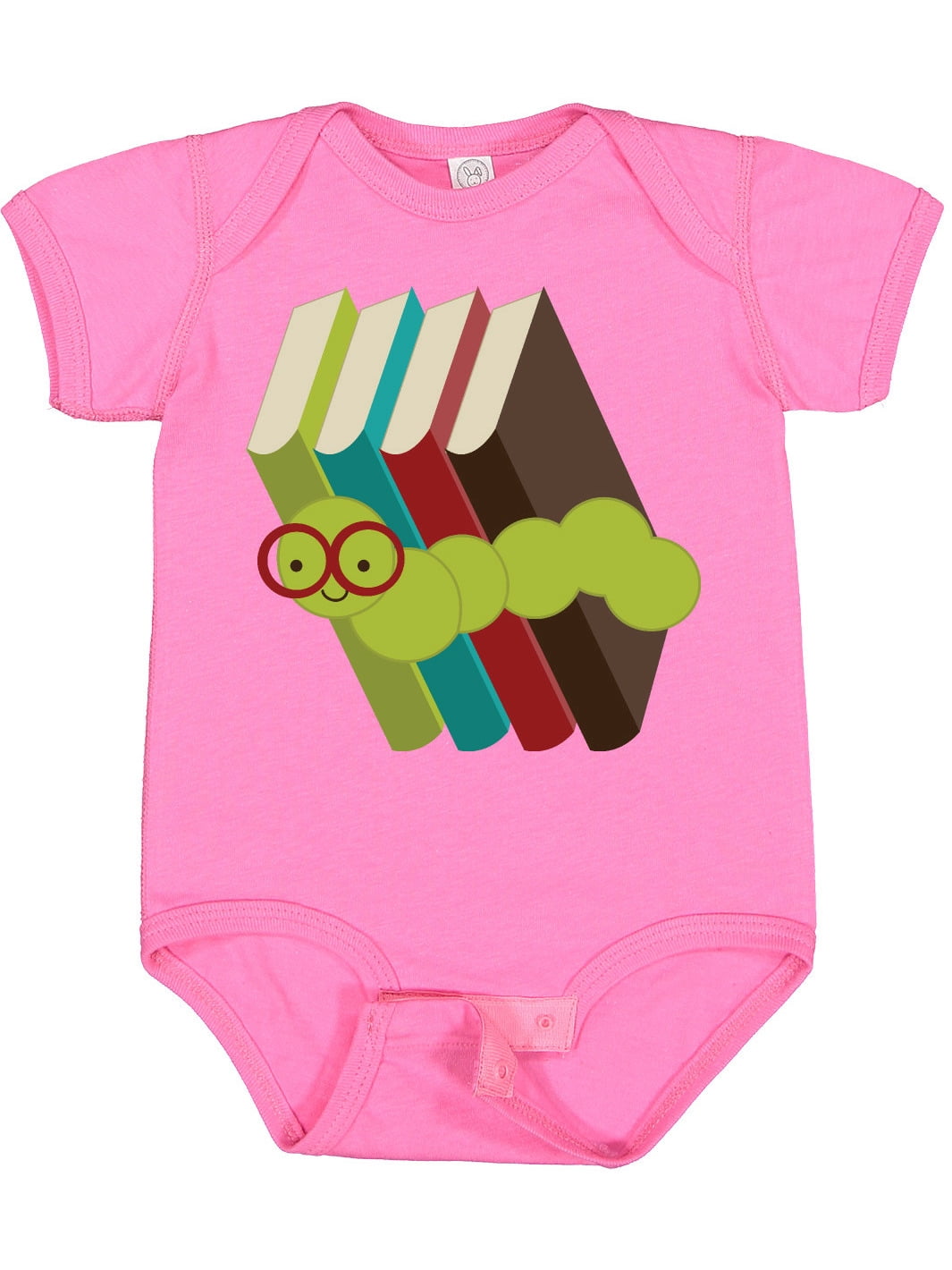Inktastic Bookworm Books Reading Boys or Girls Baby Bodysuit - Walmart.com