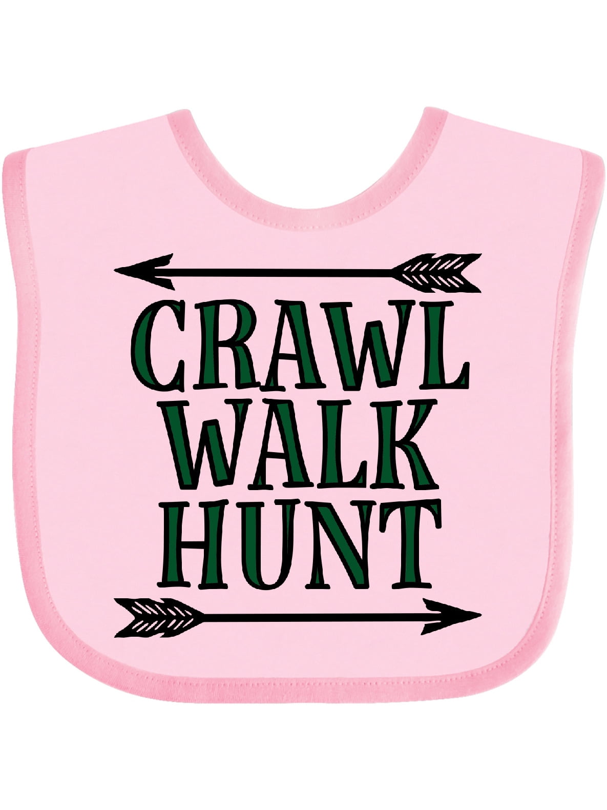 Inktastic Bow Hunting Crawl Walk Hunt Boys or Girls Baby Bib - Walmart.com