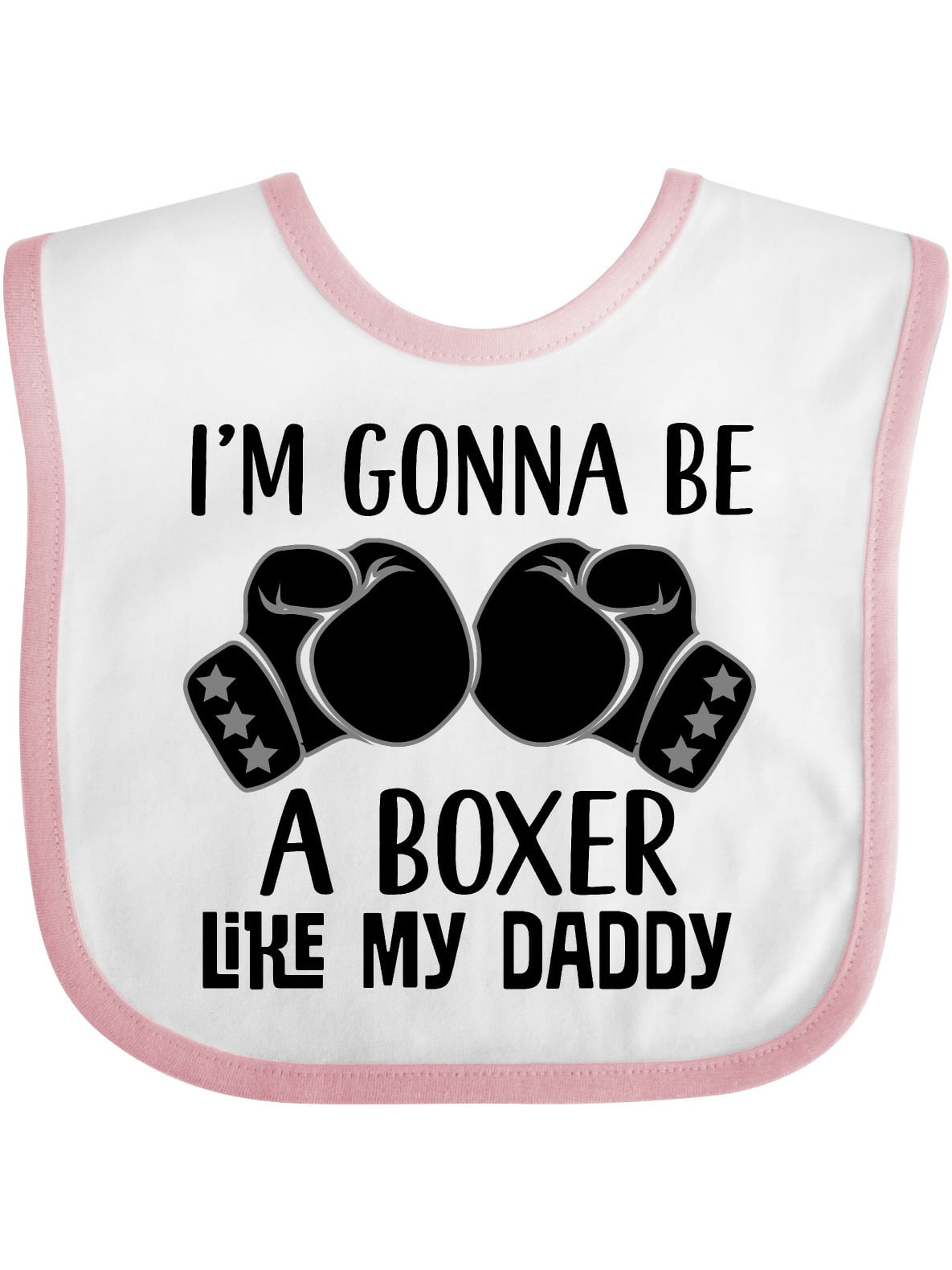 Inktastic Boxer Like Daddy Boxing Boys or Girls Baby Bib - Walmart.com