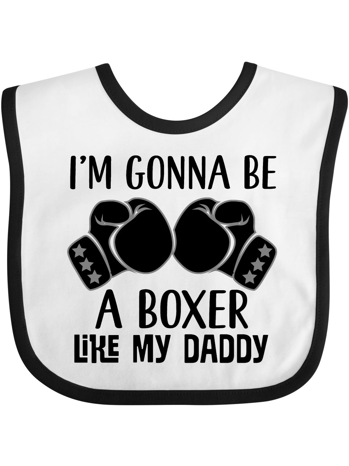 Inktastic Boxer Like Daddy Boxing Boys or Girls Baby Bib - Walmart.com