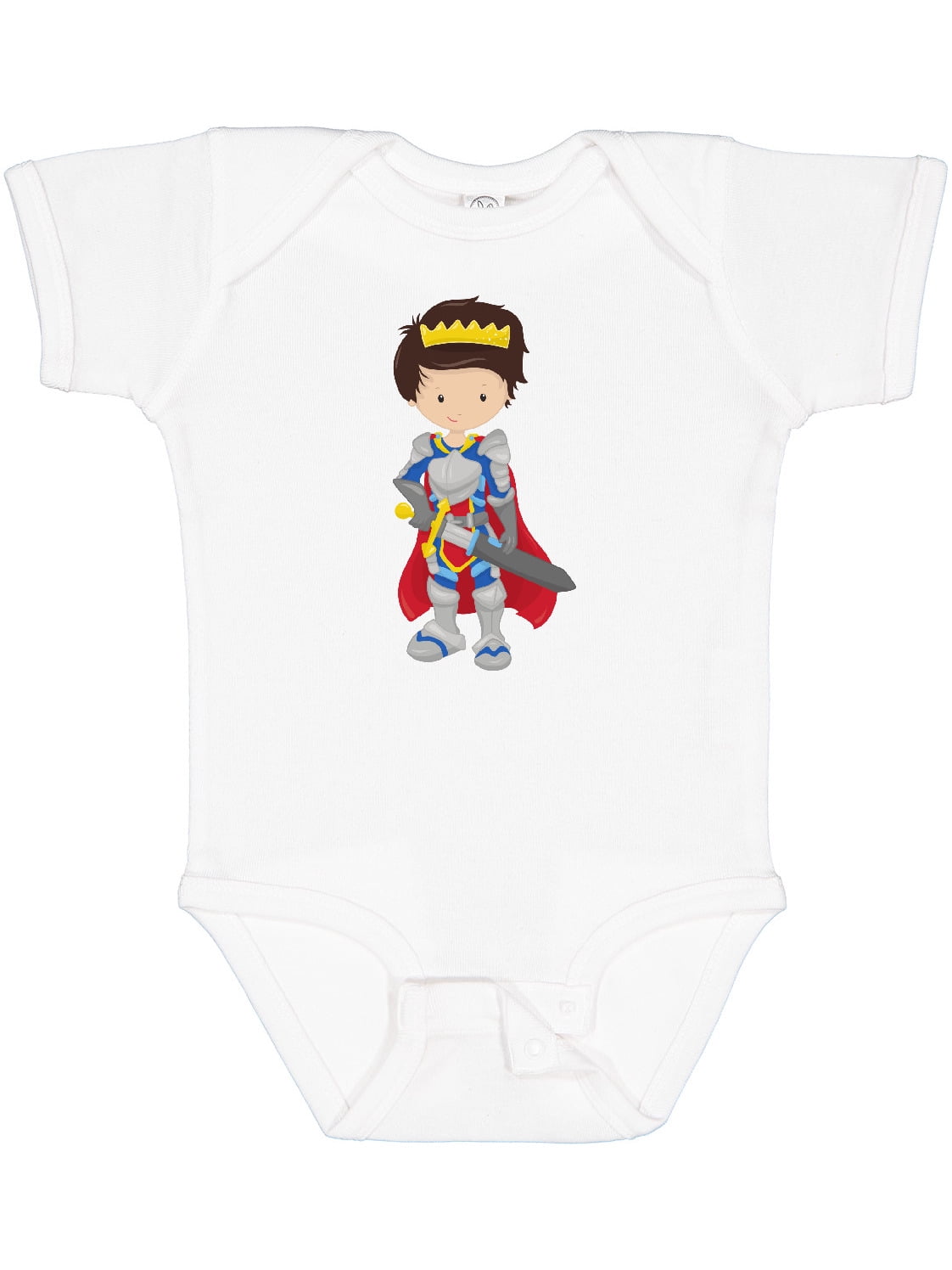 Inktastic Boy Prince, Knight In Shining Armor, Brown Hair Boys Baby ...