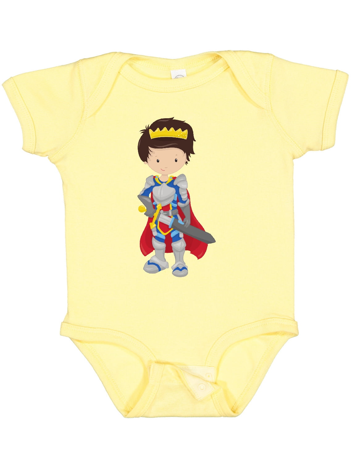 Inktastic Boy Prince, Knight In Shining Armor, Brown Hair Boys Baby ...