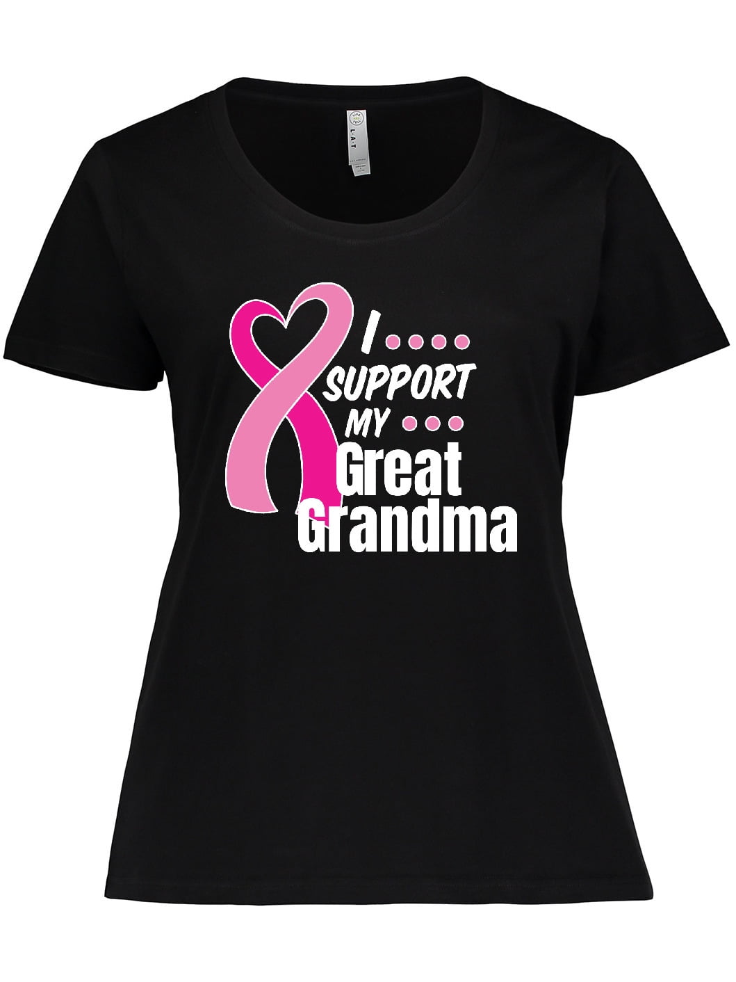 Inktastic Breast Cancer Awareness I Support My Great Grandma Womens