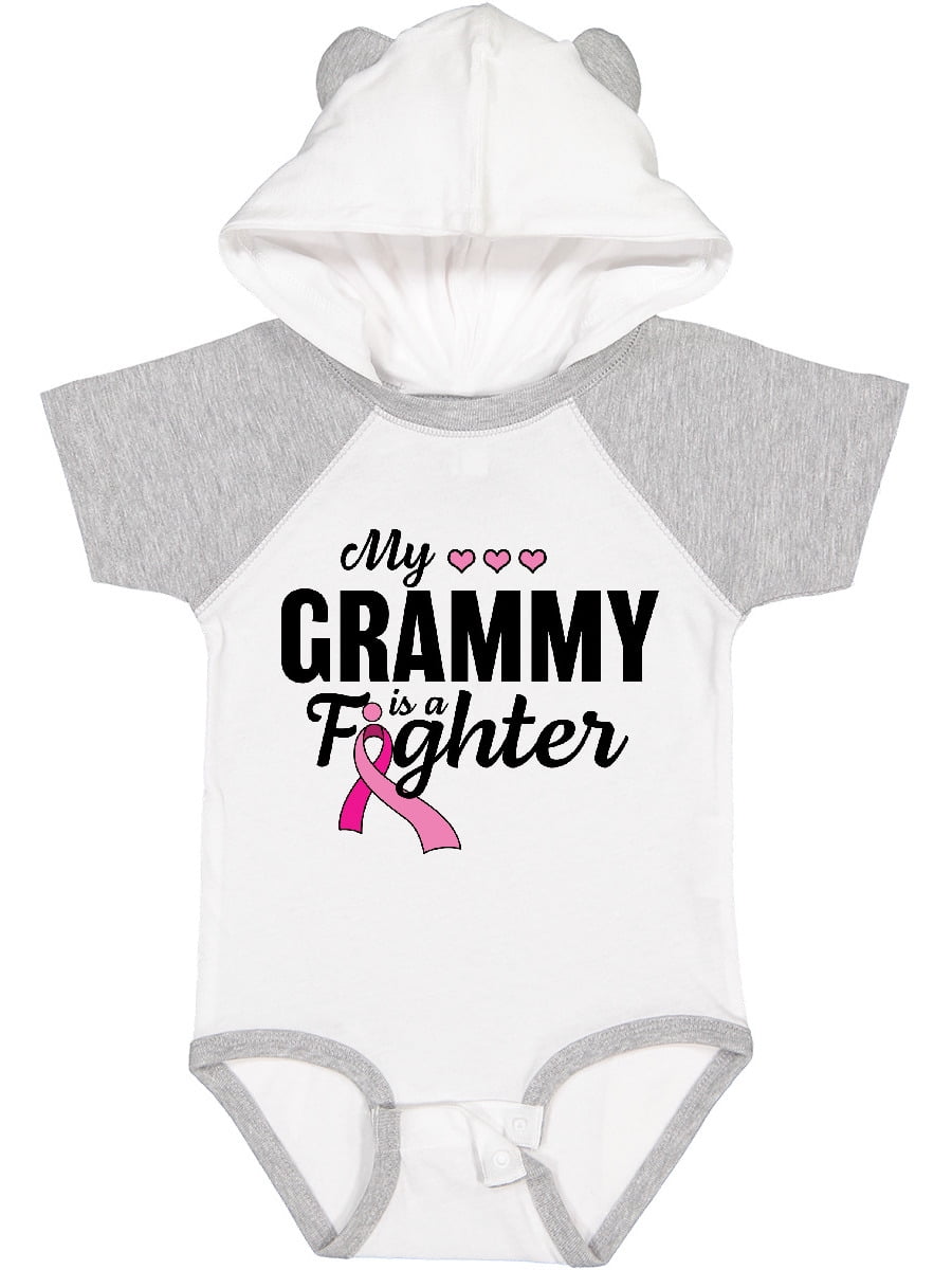 Inktastic Breast Cancer Awareness My Grammy is a Fighter Boys or Girls Baby Bodysuit - Walmart.com