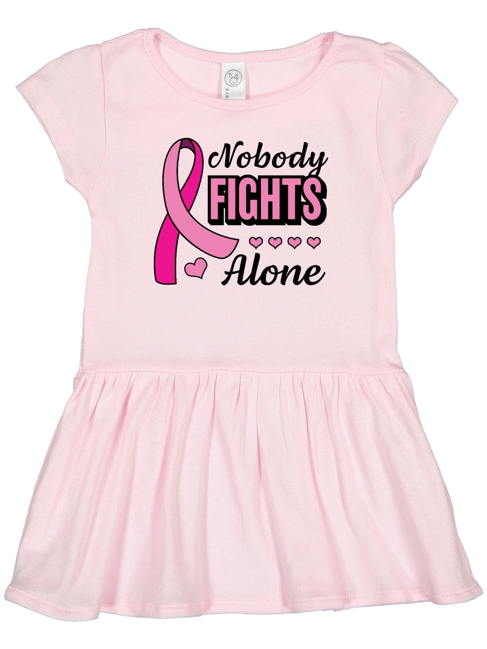 Inktastic Breast Cancer Awareness Nobody Fights Alone Pink Ribbon Girls ...