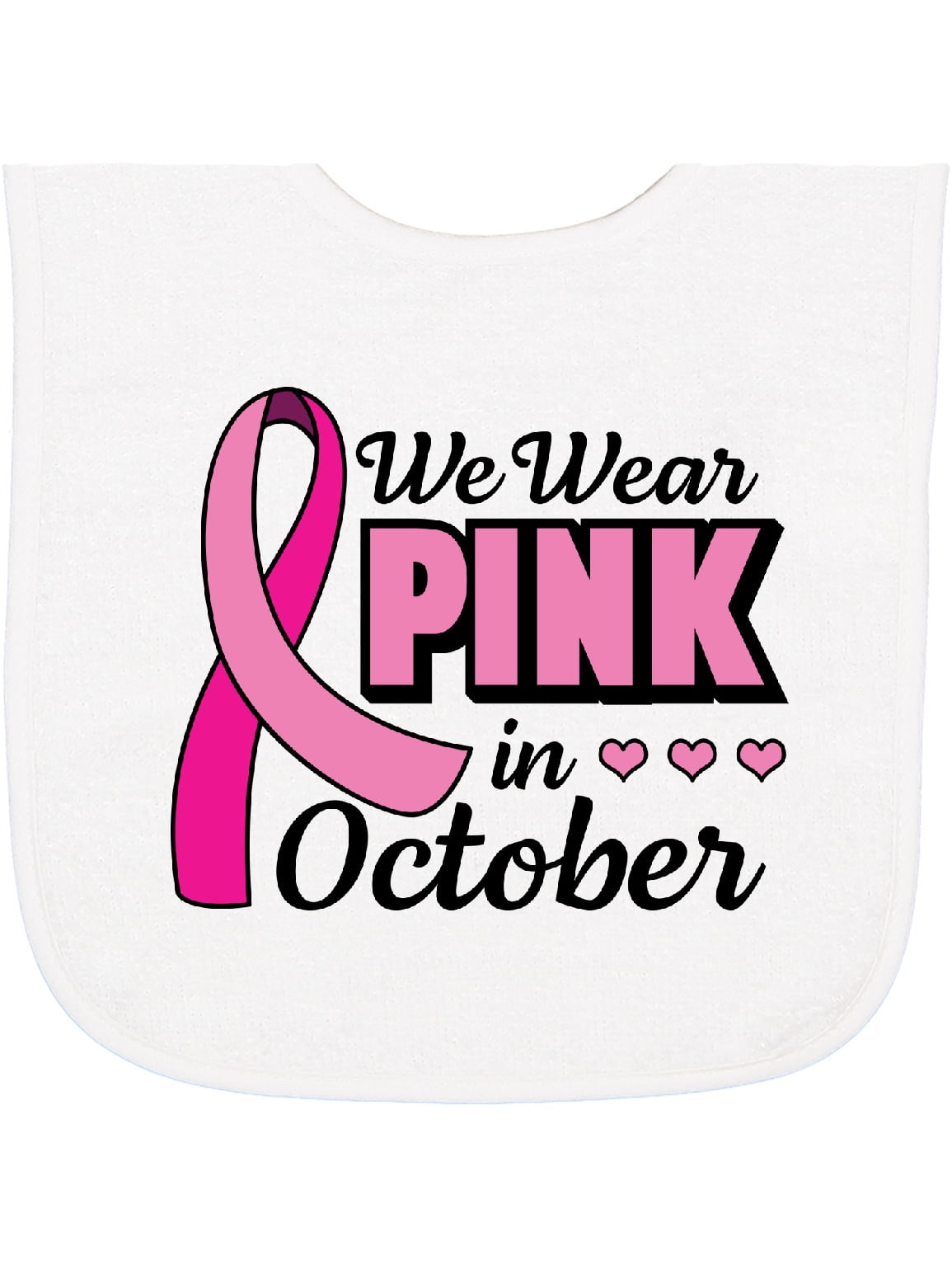 Inktastic Breast Cancer Awareness We Wear Pink in October Baby Terry ...