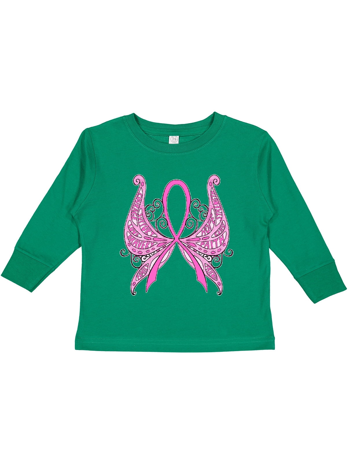 Inktastic Breast Cancer Awareness with Butterfly Ribbon Words Boys or ...