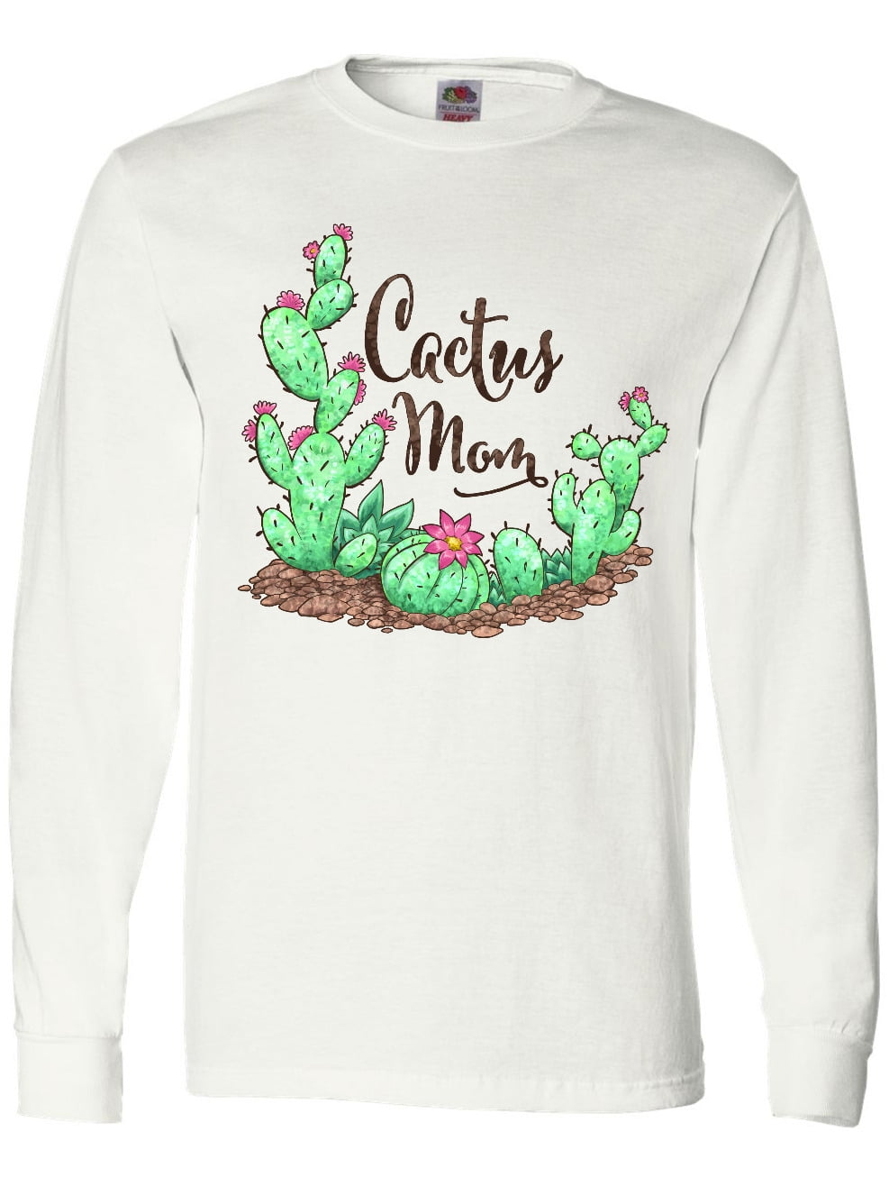 Inktastic Cactus Mom Cacti and Succulents Long Sleeve T-Shirt - Walmart.com