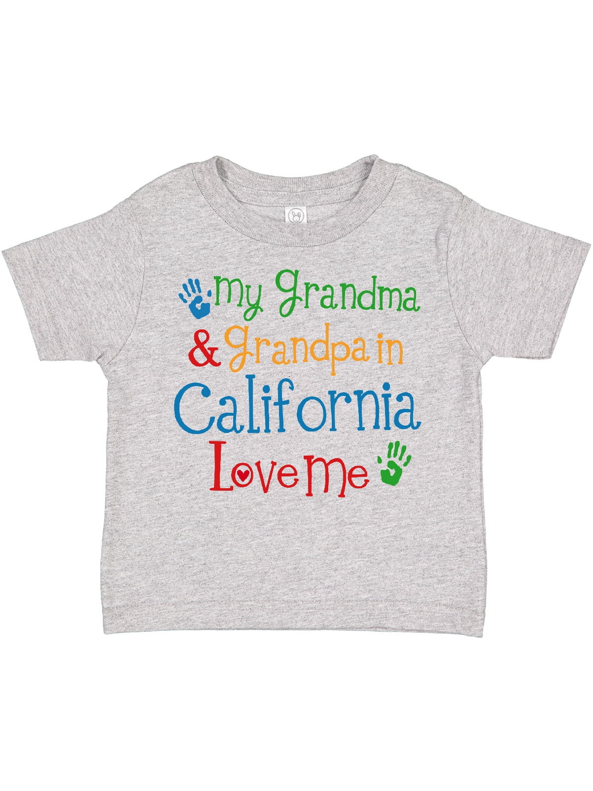Inktastic California Grandma Grandpa Love Me Boys or Girls Toddler T-Shirt - Walmart.com