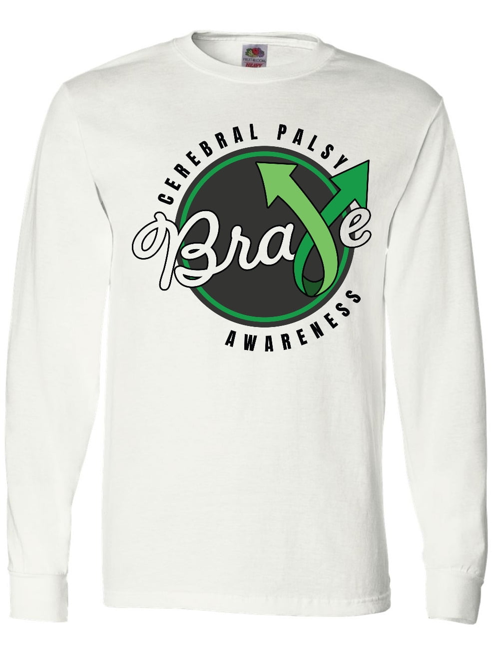 Inktastic Cerebral Palsy Awareness Brave Long Sleeve T-Shirt - Walmart.com