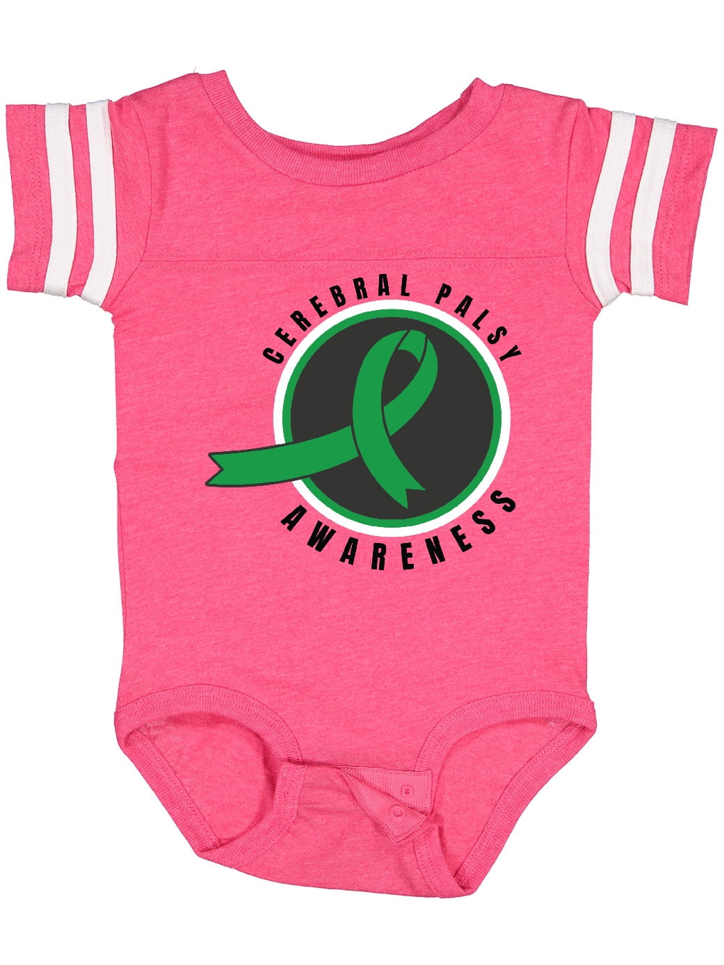 Inktastic Cerebral Palsy Awareness Green Ribbon Badge Boys or Girls Baby Bodysuit - Walmart.com