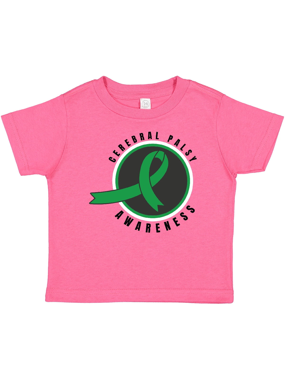 Inktastic Cerebral Palsy Awareness Green Ribbon Badge Gift Baby Boy or Baby Girl T-Shirt ...