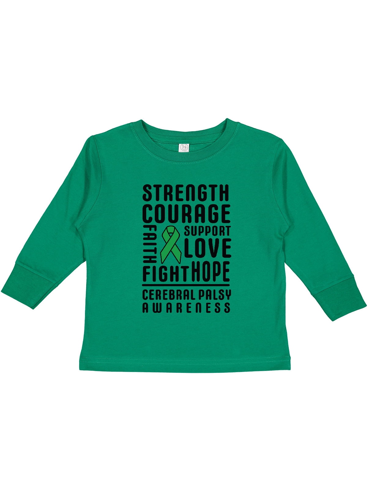 Inktastic Cerebral Palsy Awareness Strength Support and Courage Boys or Girls Long Sleeve ...