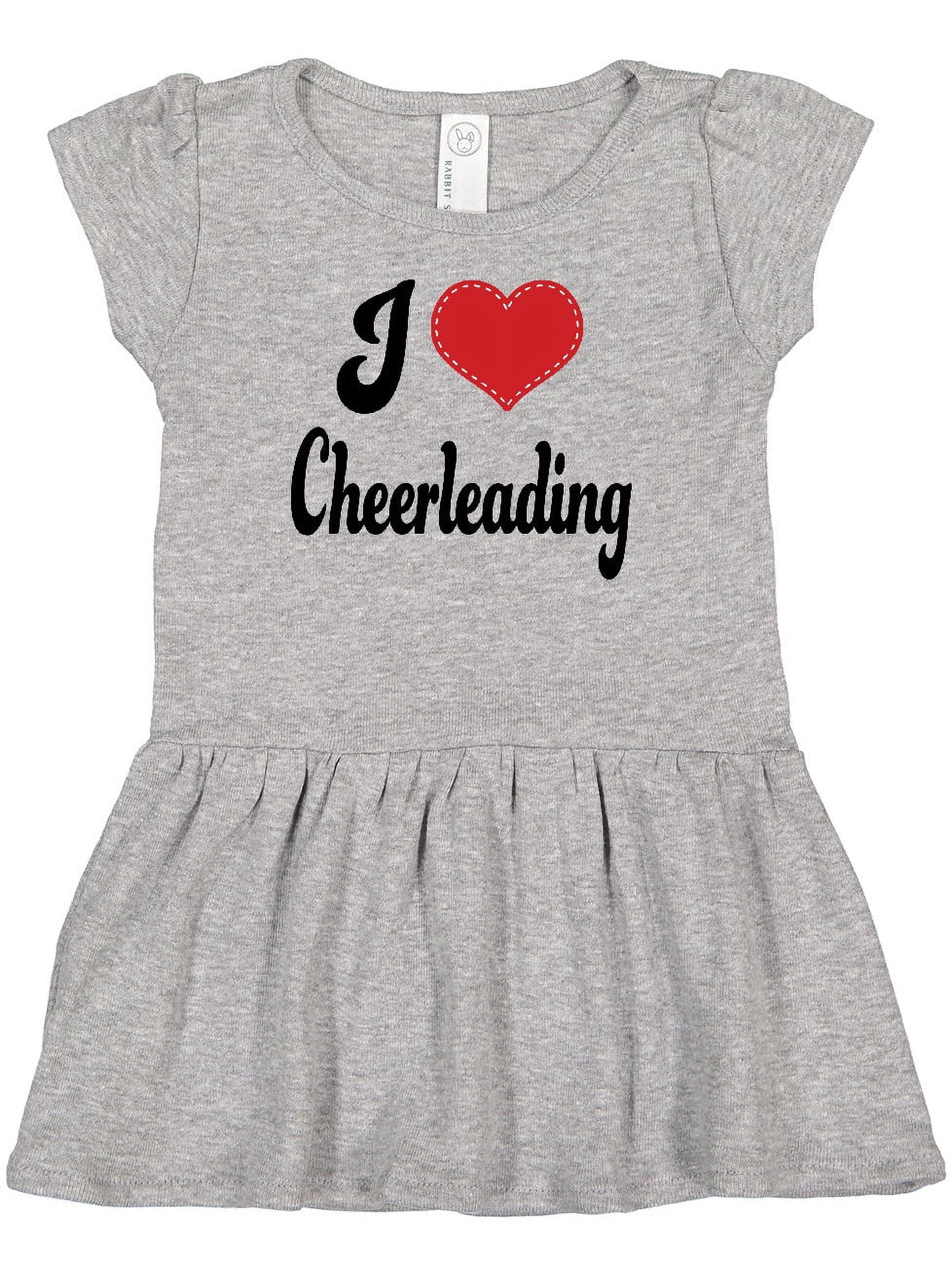 Inktastic Cheerleader I Love Cheerleading Girls Baby Dress - Walmart.com