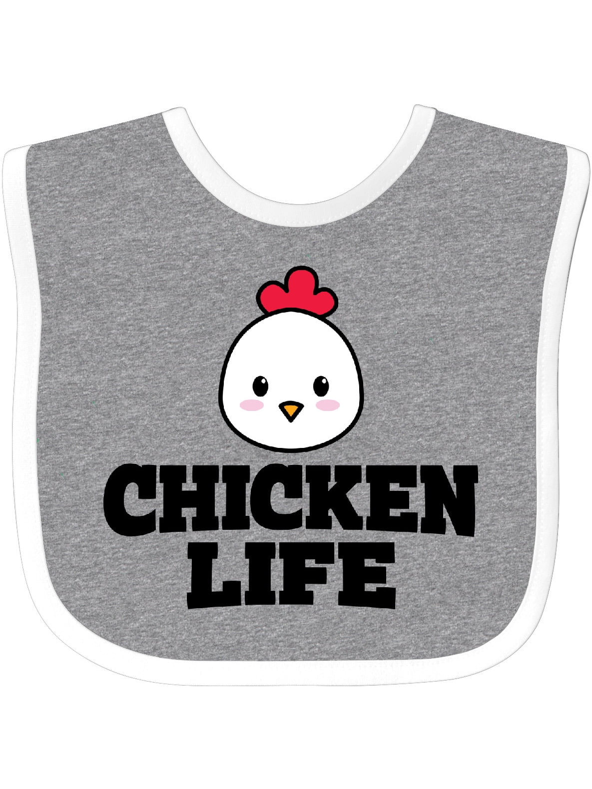 Inktastic Chicken Life Boys or Girls Baby Bib - Walmart.com