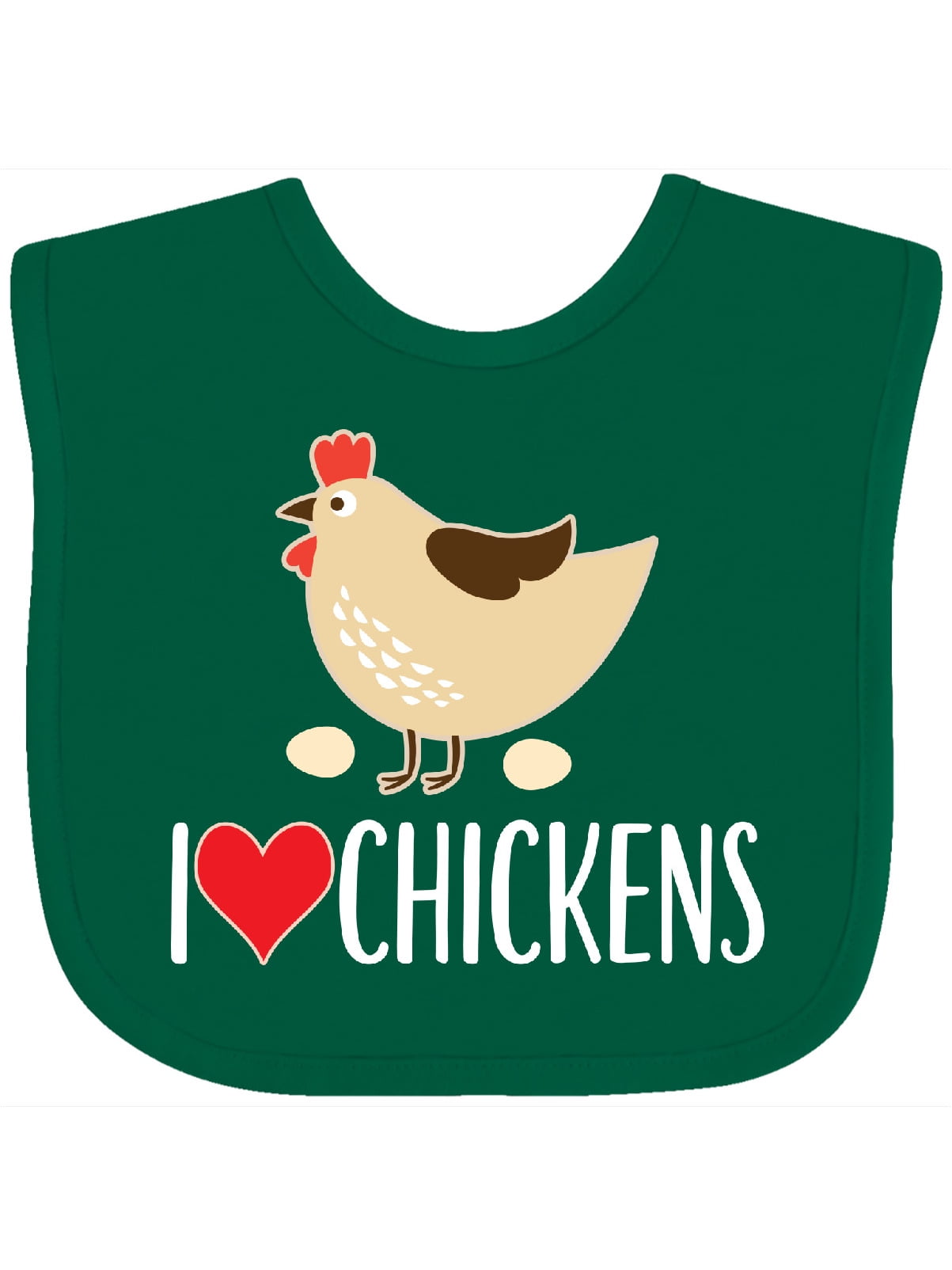 Inktastic Chickens Cute Farm Animal Boys or Girls Baby Bib - Walmart.com