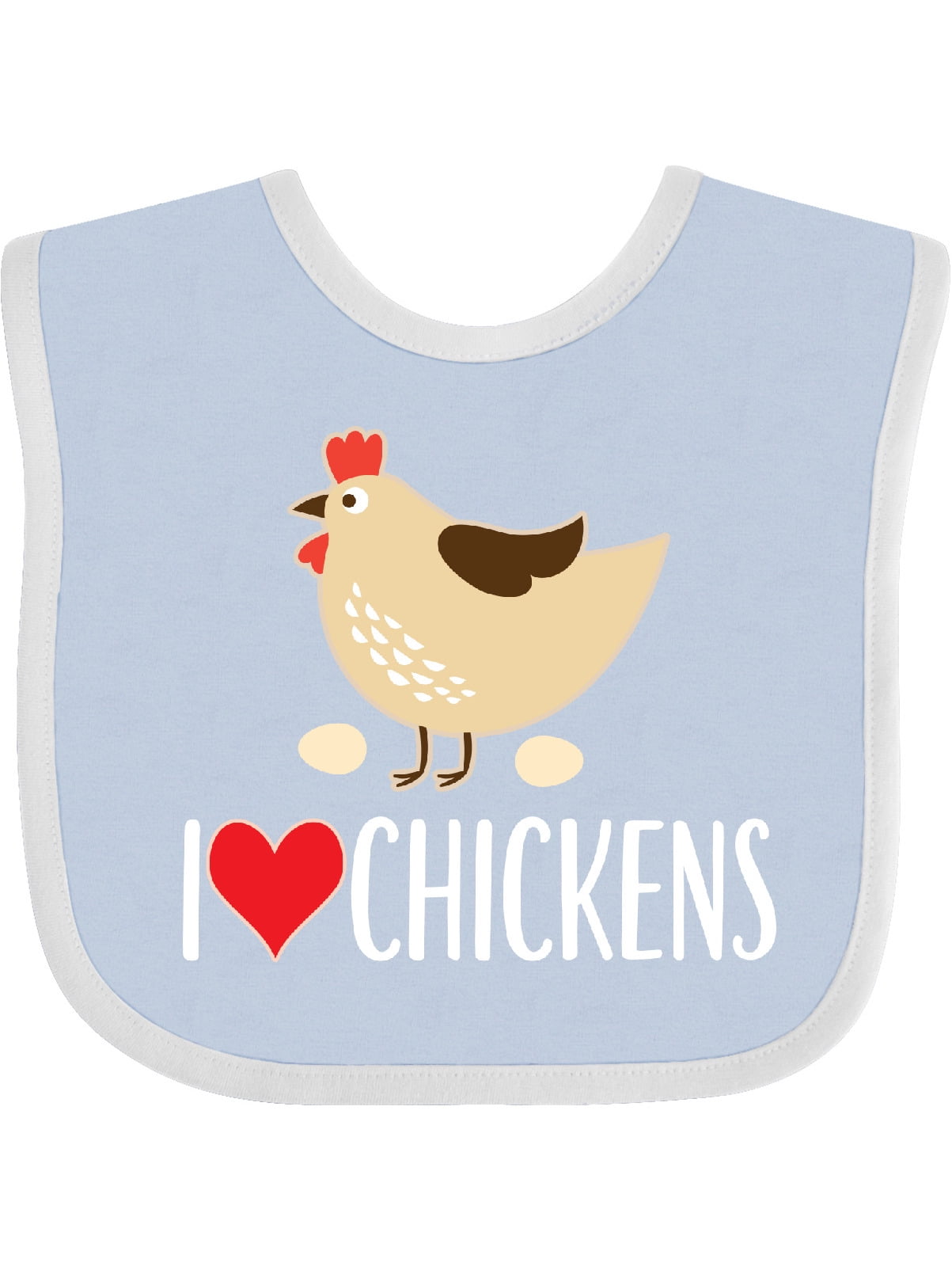 Inktastic Chickens Cute Farm Animal Boys or Girls Baby Bib - Walmart.com