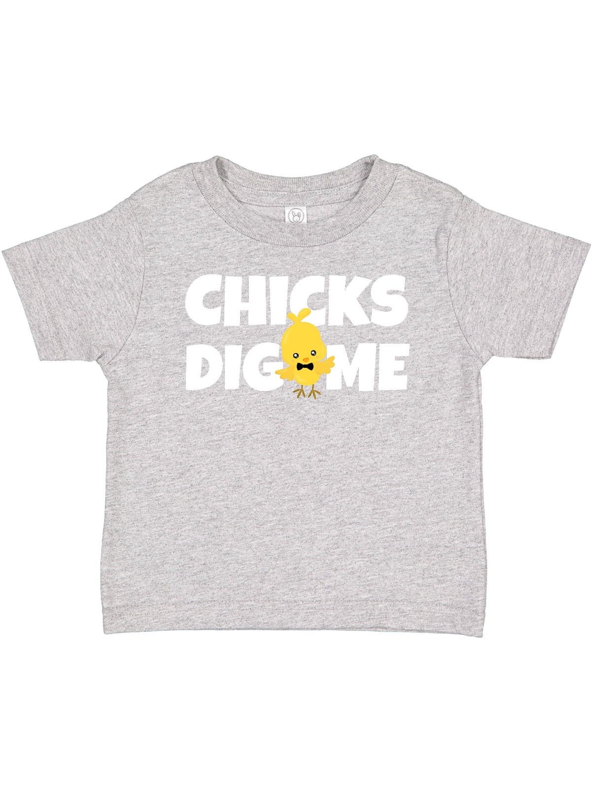 Inktastic Chicks Dig Me with Bow Tie Boys Baby T-Shirt - Walmart.com