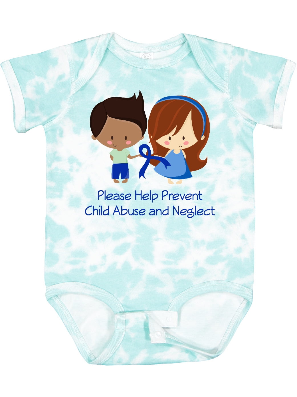Inktastic Child Abuse Prevention Support Boys or Girls Baby Bodysuit ...