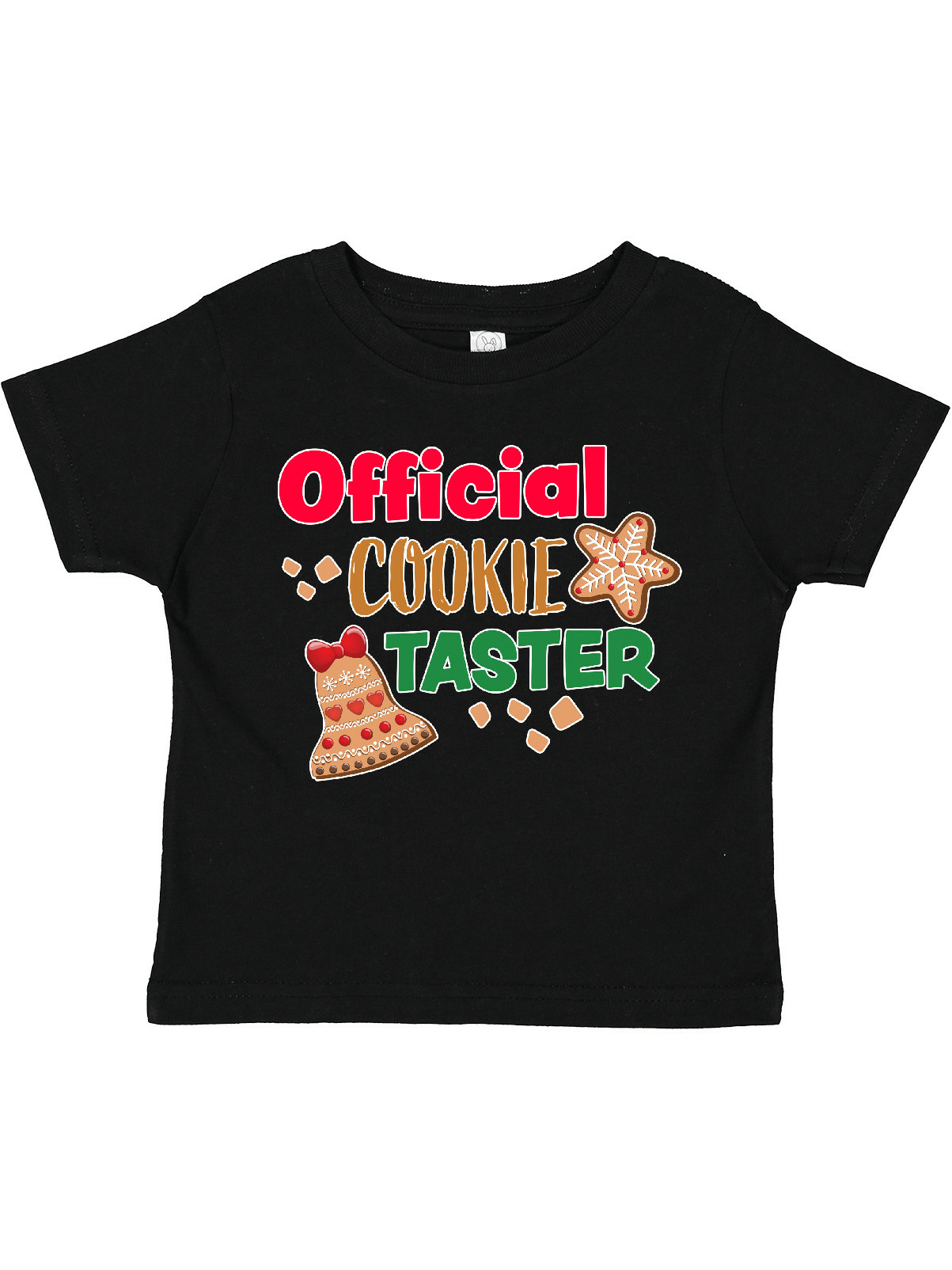 Inktastic Christmas Official Cookie Taster with Bell and Star Cookie ...