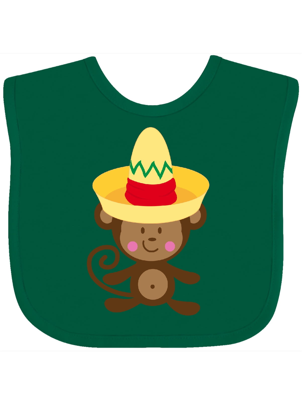 Inktastic Cinco De Mayo Monkey Boys or Girls Baby Bib - Walmart.com