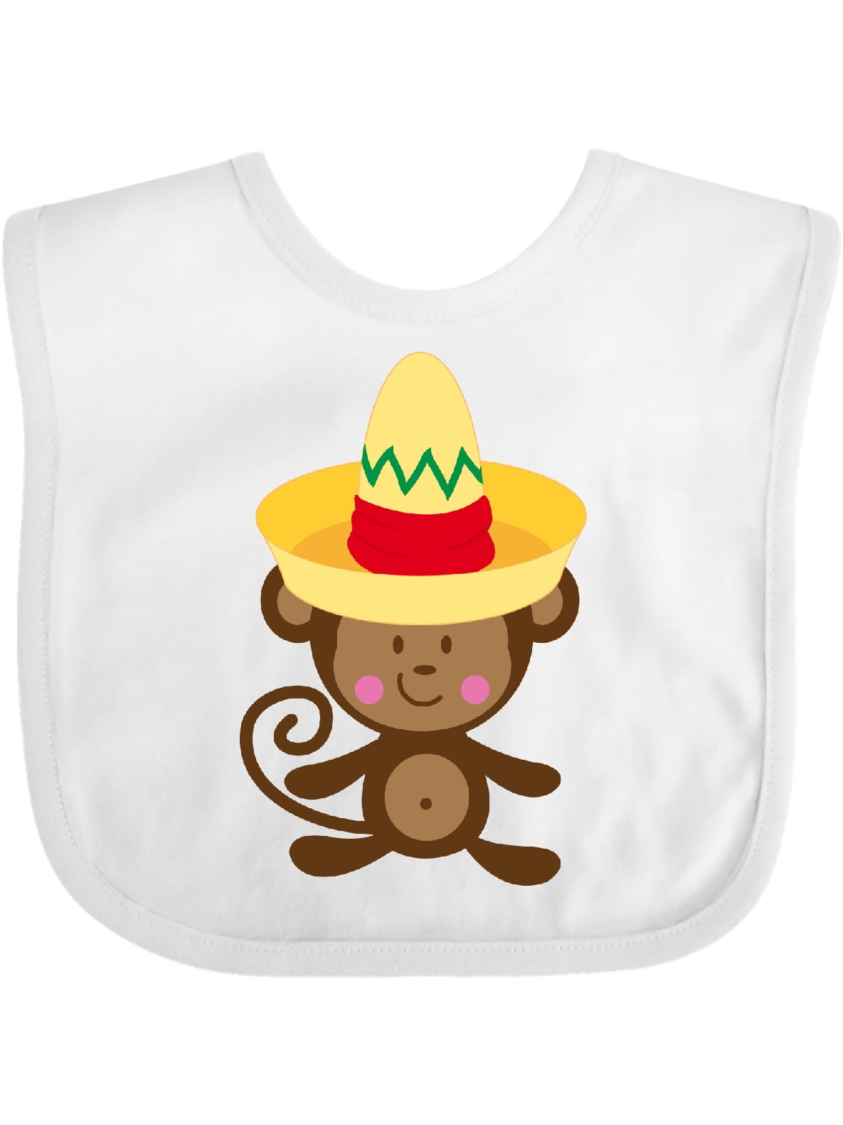 Inktastic Cinco De Mayo Monkey Boys or Girls Baby Bib - Walmart.com