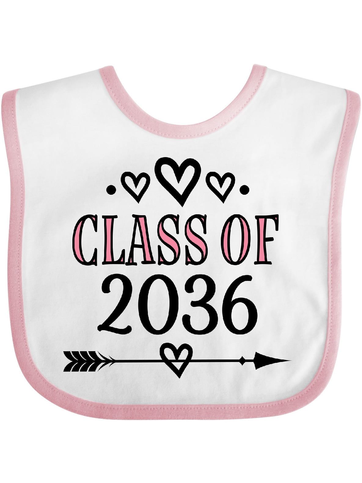 Inktastic Class Of 2036 Cute Girls Graduation Girls Baby Bib - Walmart.com