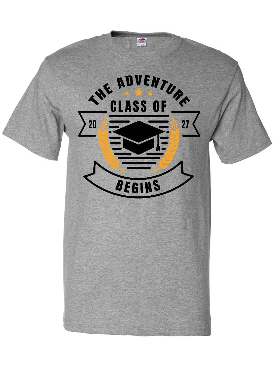 Inktastic Class of 2027 the Adventure Begins with Graduation Cap T ...