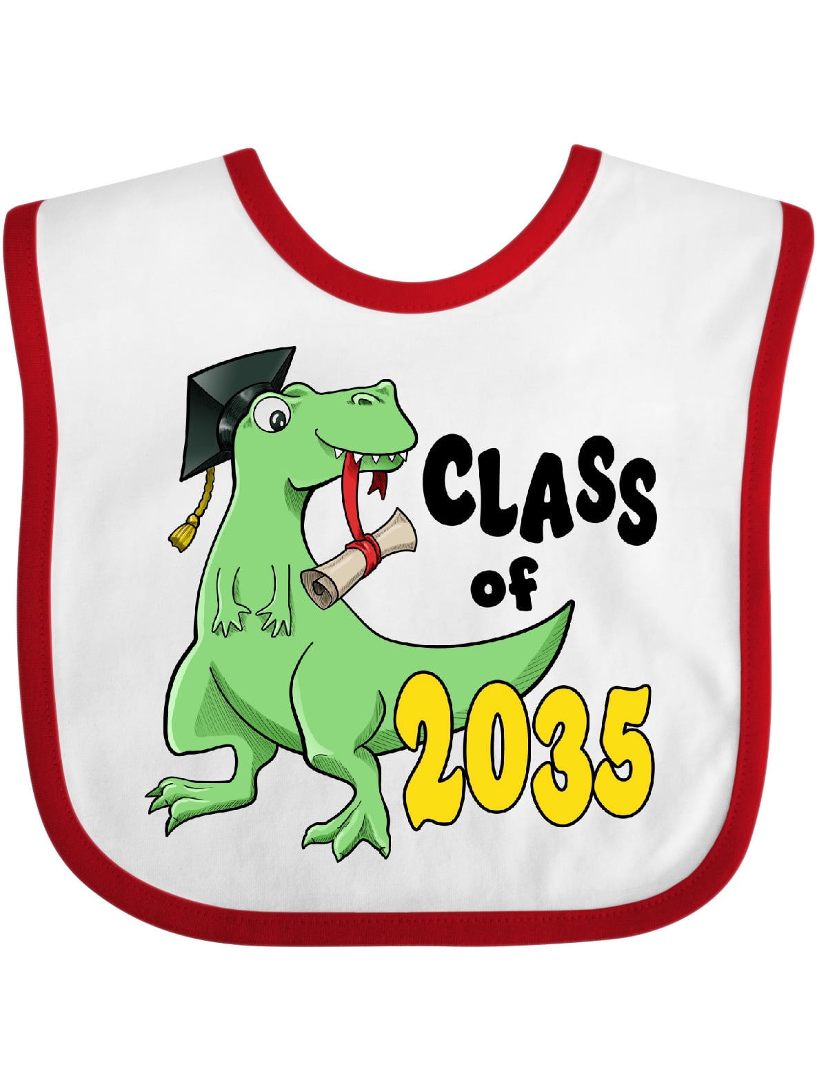 Inktastic Class of 2035 Green Dinosaur with Cap and Diploma Boys or ...