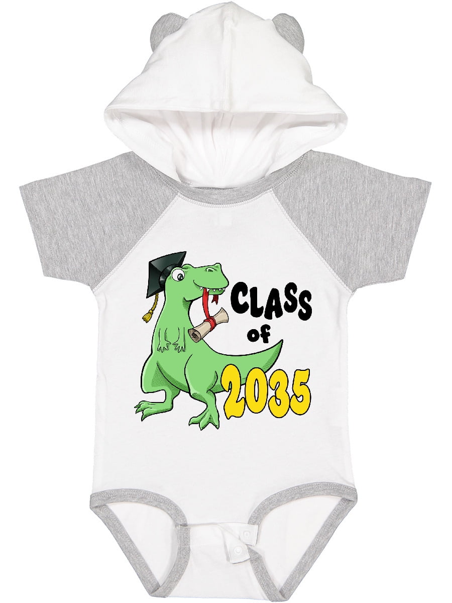 Inktastic Class of 2035 green dinosaur with cap and diploma Boys or ...