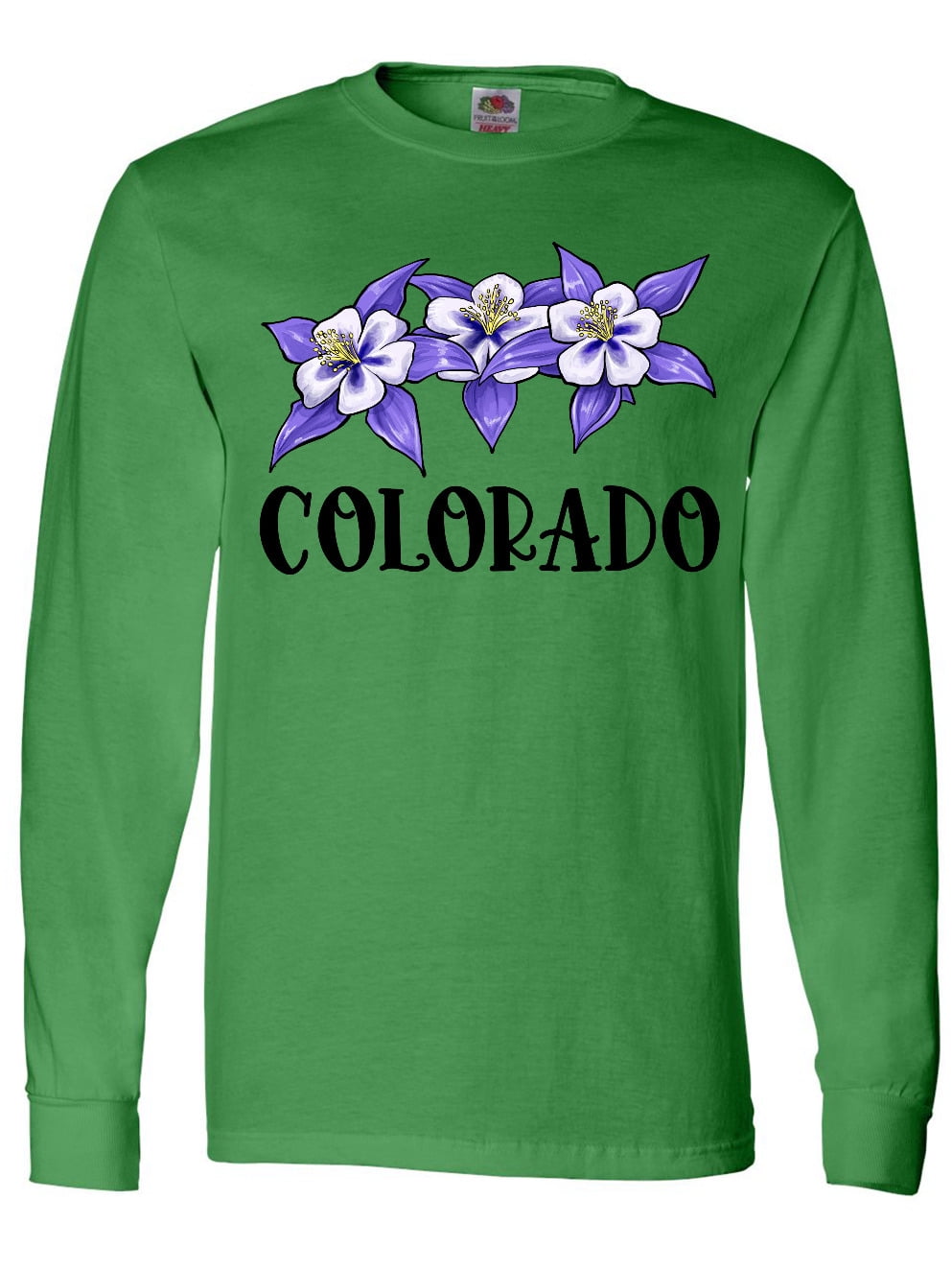 Inktastic Colorado Columbine Flowers Long Sleeve T-Shirt - Walmart.com