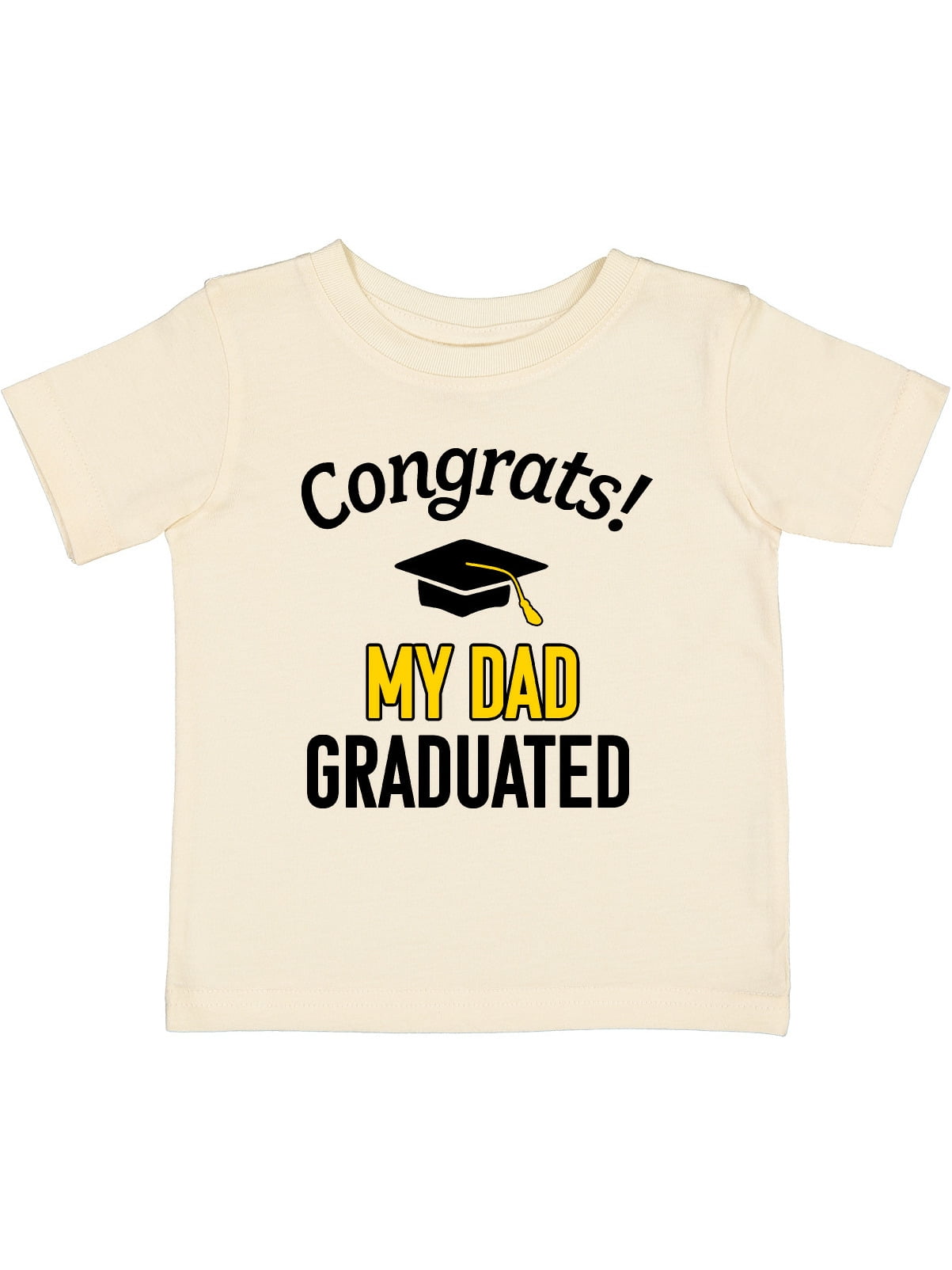 Inktastic Congrats! My Dad Graduated with Cap Boys or Girls Baby T ...