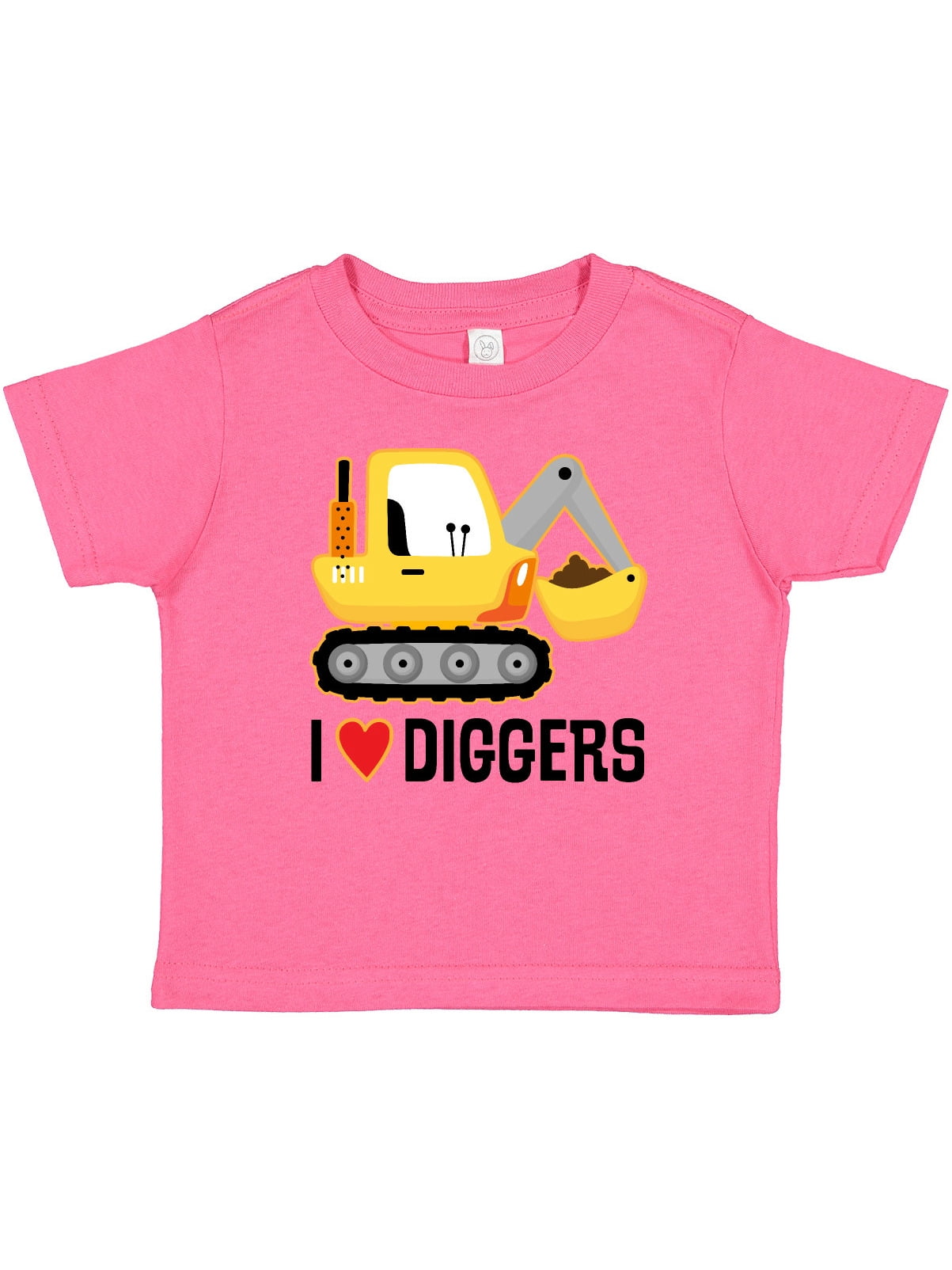 Inktastic Construction Truck I Love Diggers Boys or Girls Baby T-Shirt ...