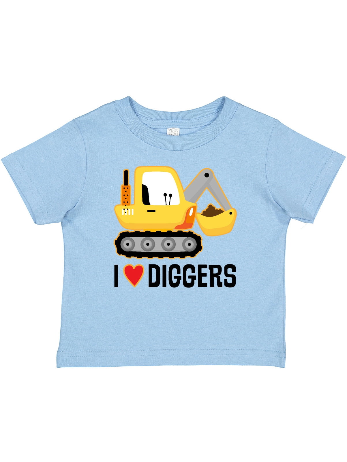 Inktastic Construction Truck I Love Diggers Boys or Girls Baby T-Shirt ...