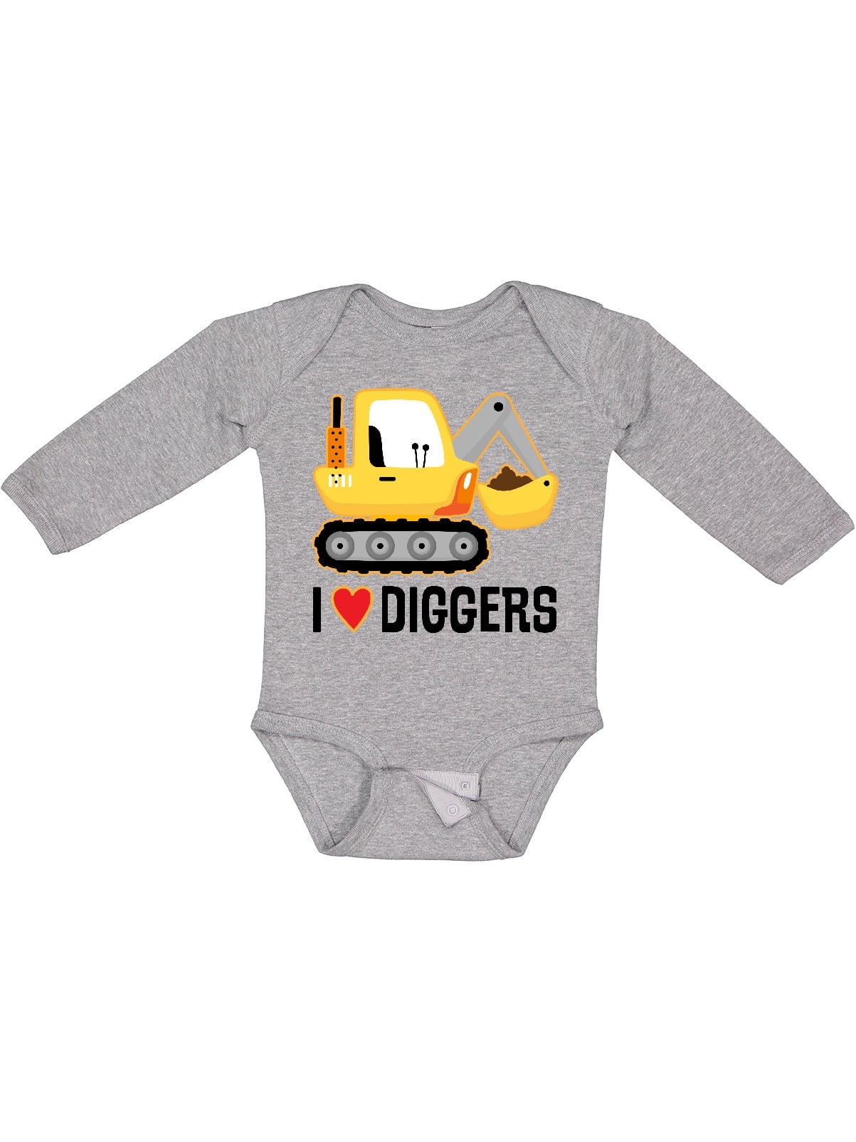 Inktastic Construction Truck I Love Diggers Boys or Girls Long Sleeve ...
