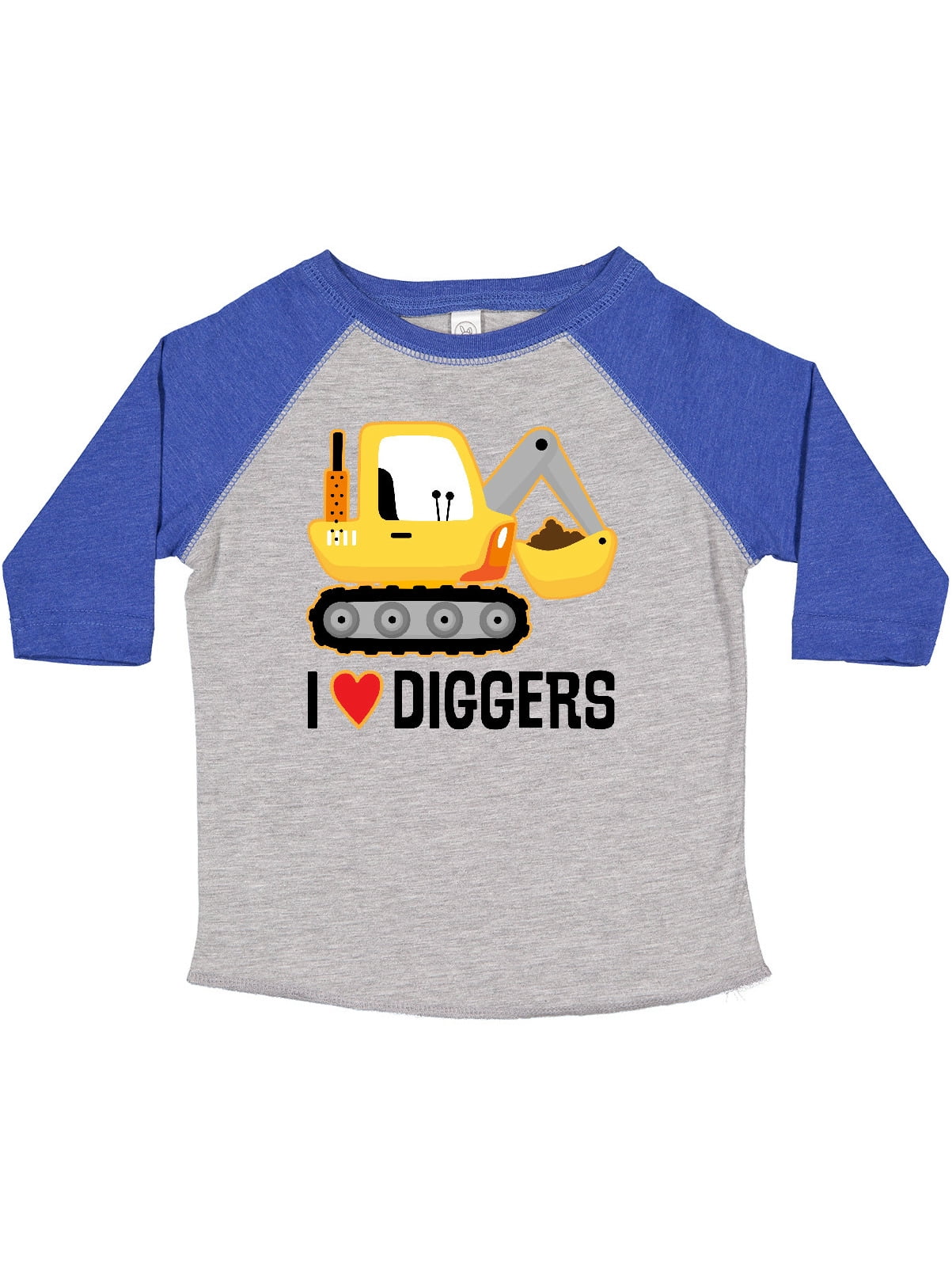 Inktastic Construction Truck I Love Diggers Boys or Girls Toddler T ...